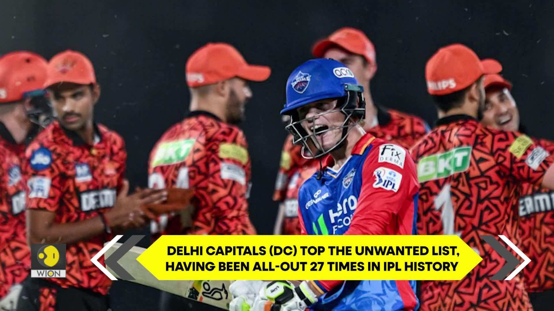 Teams most times all-out in IPL history - IPL 2024 News