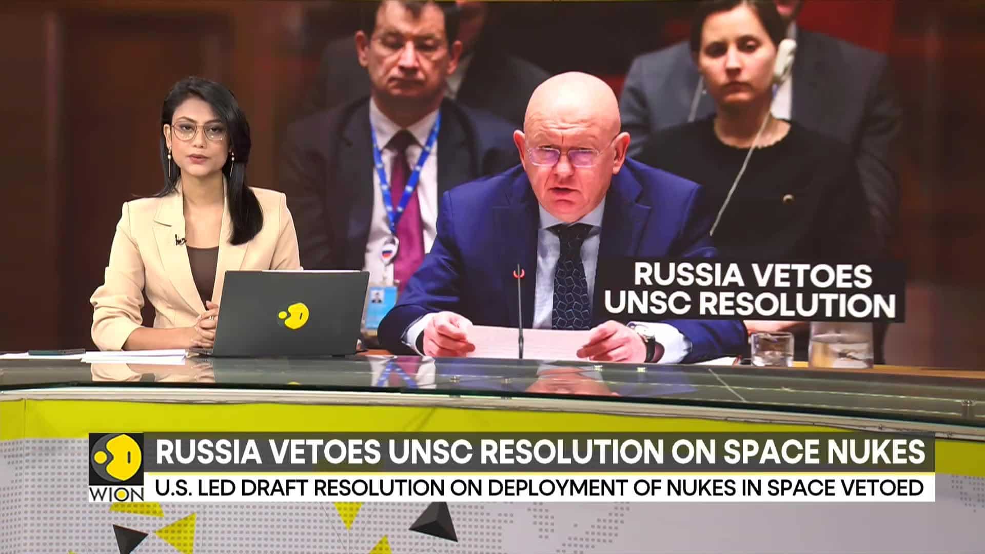 Russia vetoes UNSC resolution on space nukes, US accuses Russia of ...