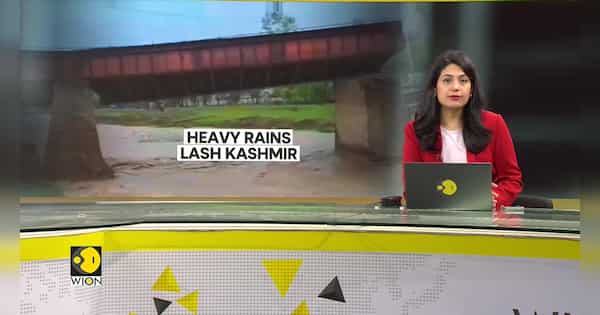 India: Rainfall triggers flash floods in Jammu & Kashmir, MeT department predicts more rainfall ...
