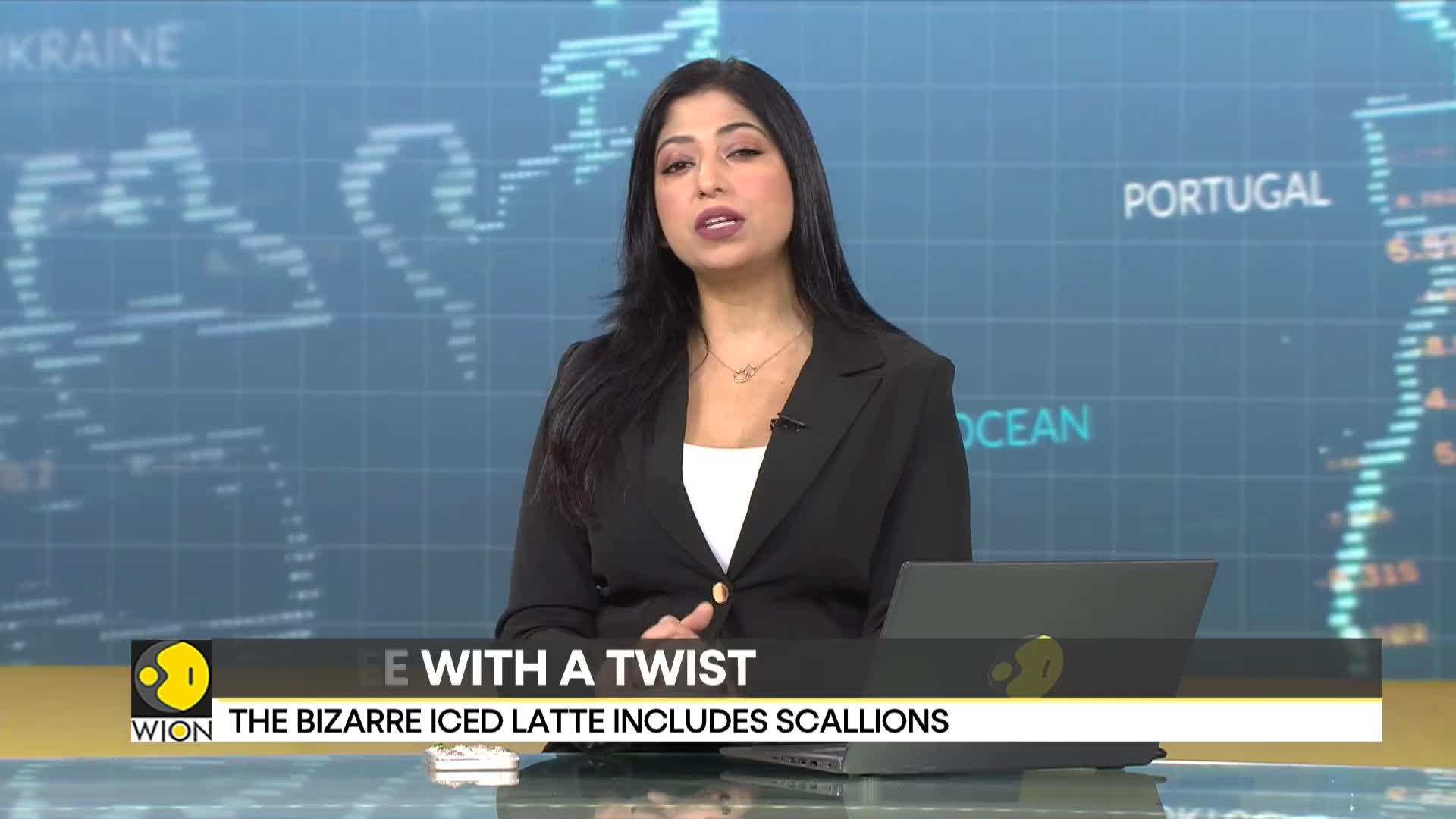 Spring onion latte has the internet divided | What is the 'dark cuisine ...