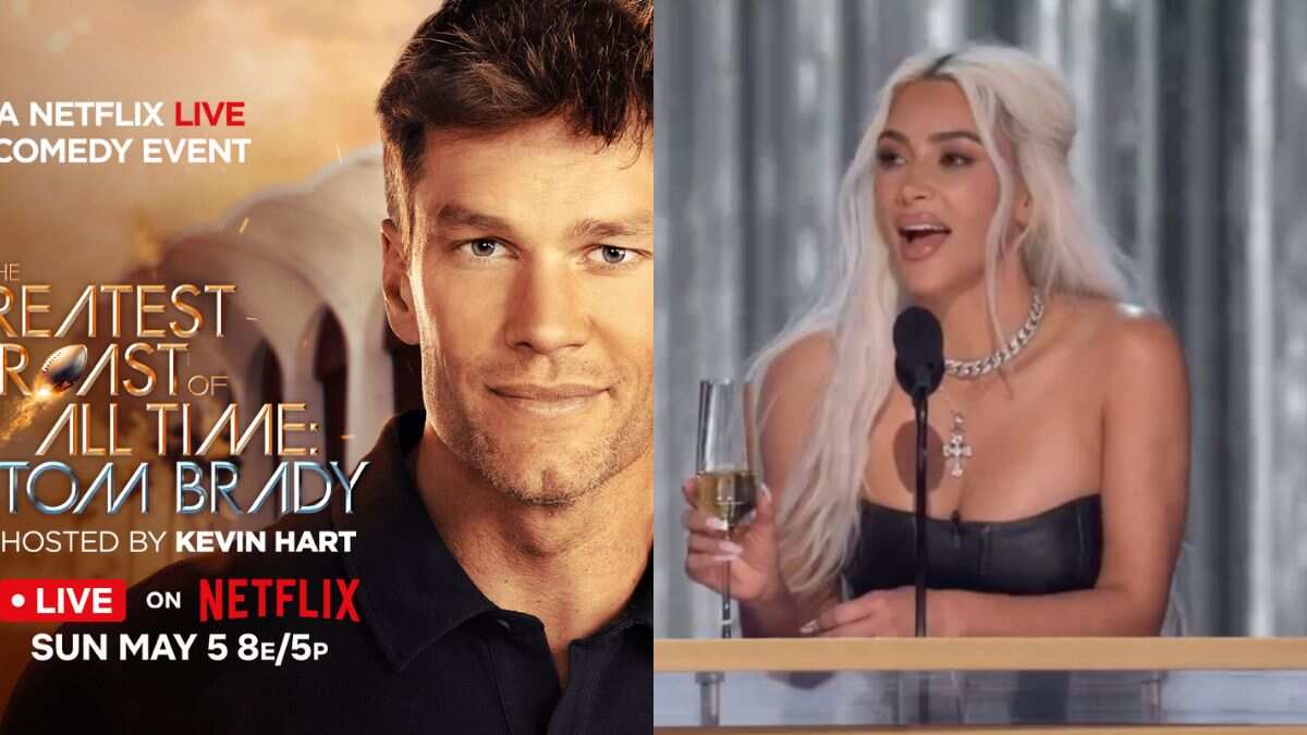 Ouch Kim Kardashian Faces Loud Boos At Tom Brady s Live Netflix Roast