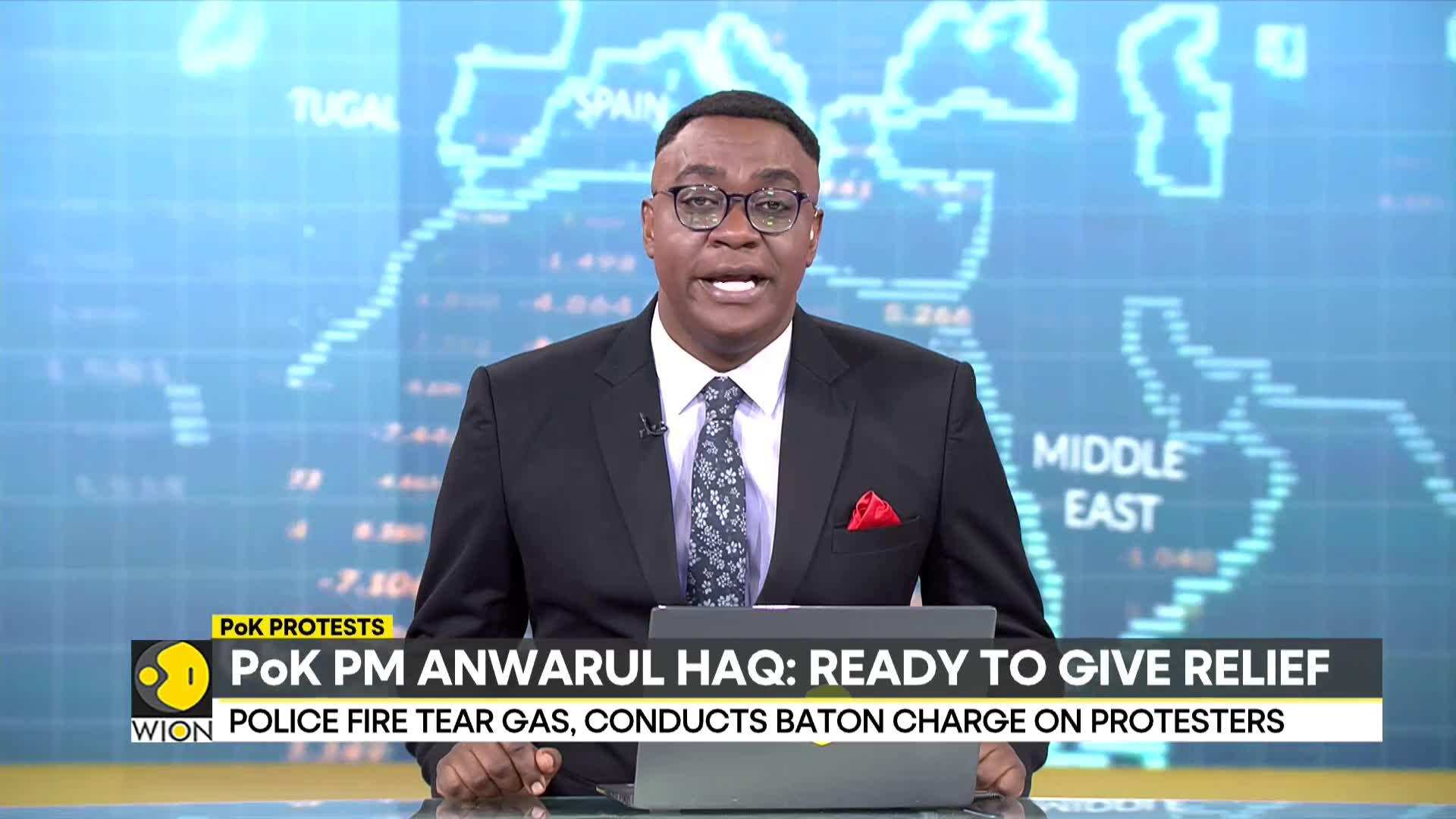 PoK protests | PoK PM Anwarul Haq bends after violent clashes - South ...