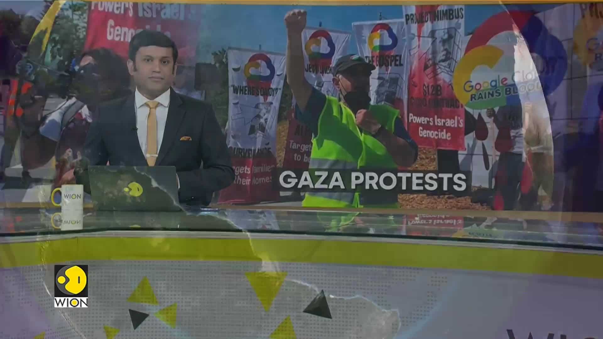 Pro-Palestine protests disrupt Google conference in Mountain View ...