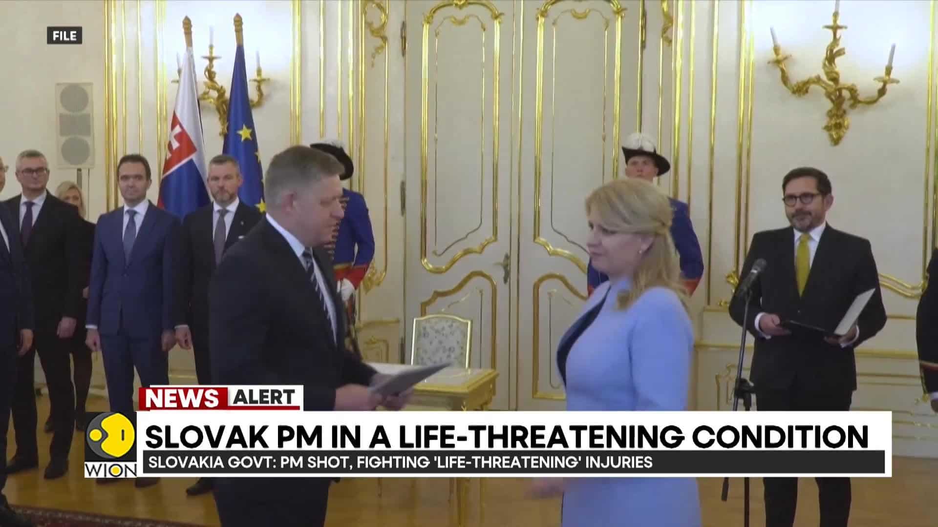 Slovak PM in a life-threatening condition after assassination attempt ...