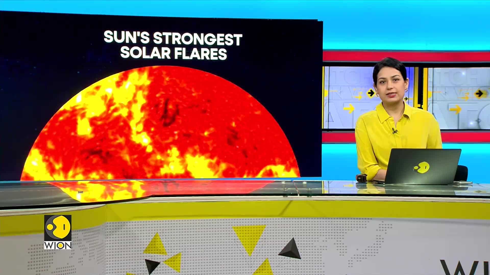 Sun launches strongest solar flare of current cycle - WION Dispatch News