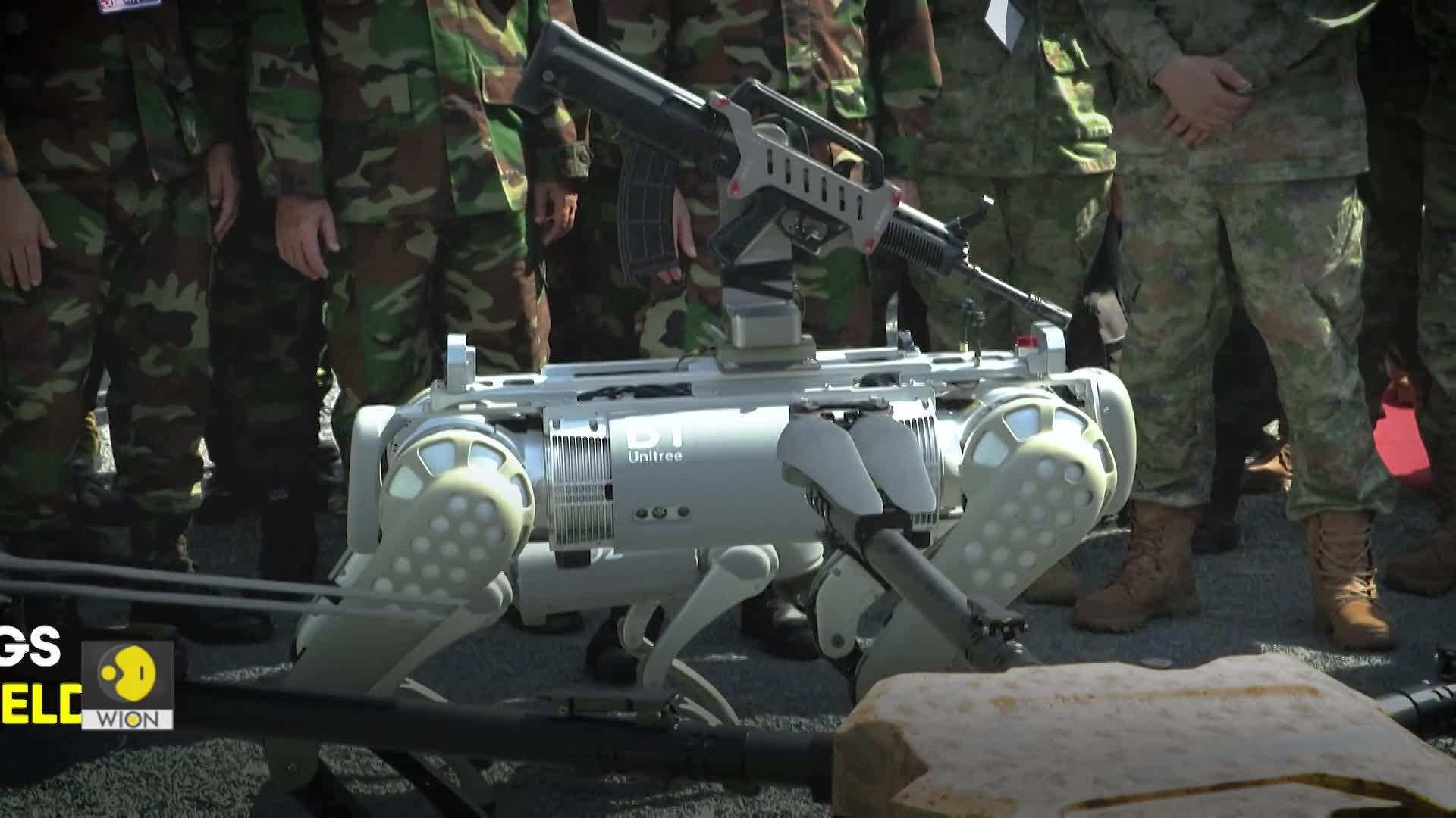 China shows off robot 'dogs of war' in Cambodia drills - WION Originals ...
