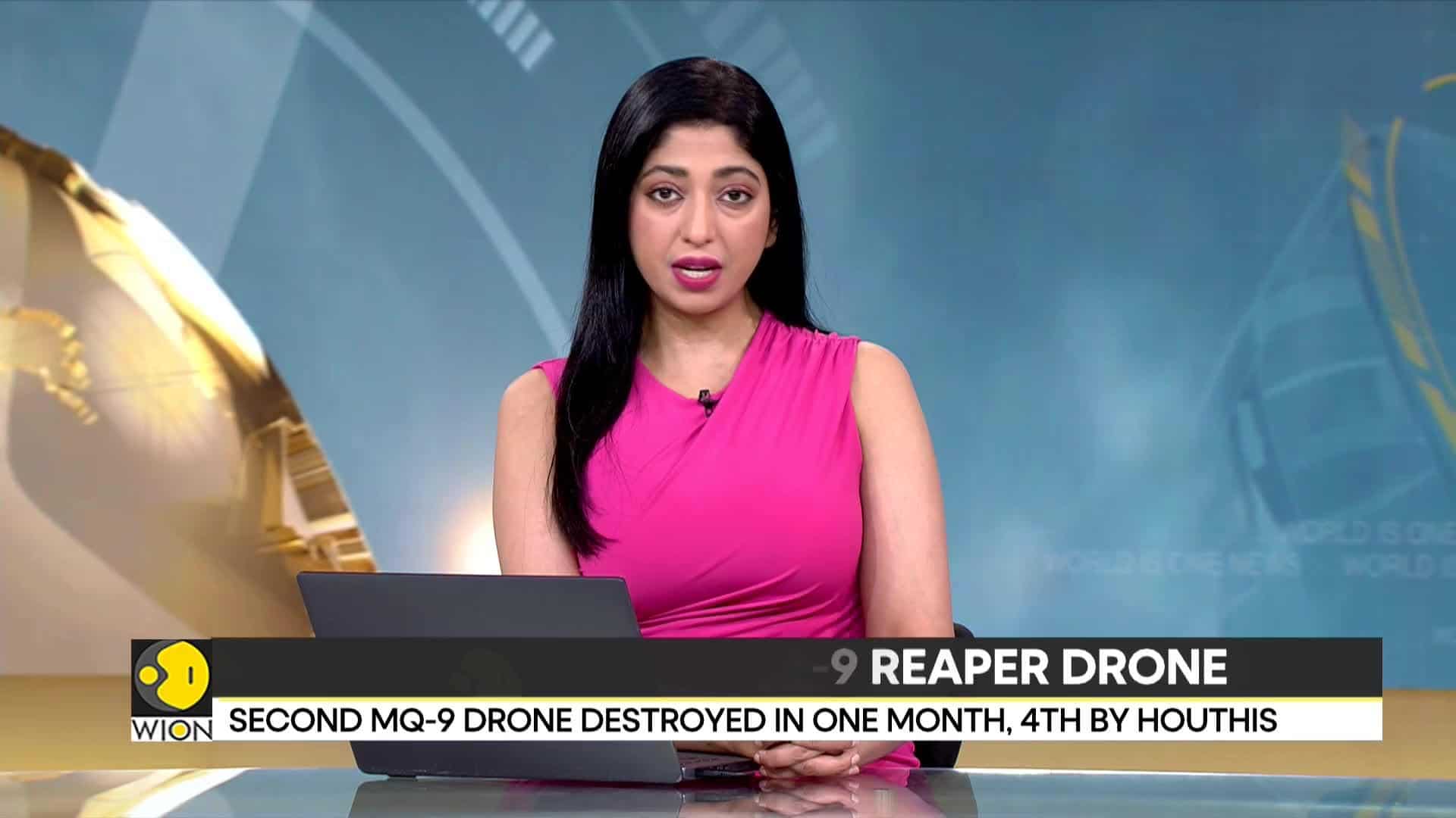 US reaper drone shot down with surface-to-air missile: Houthis - World News