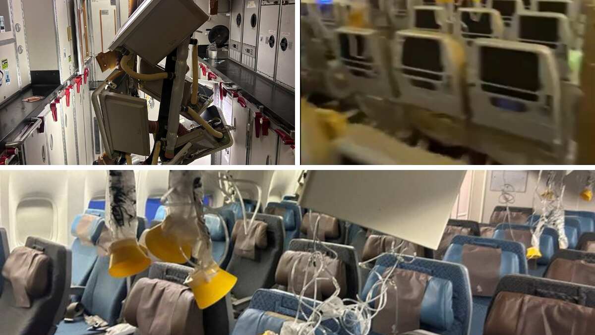 WATCH: Aftermath of severe turbulence on Singapore flight, dramatic ...