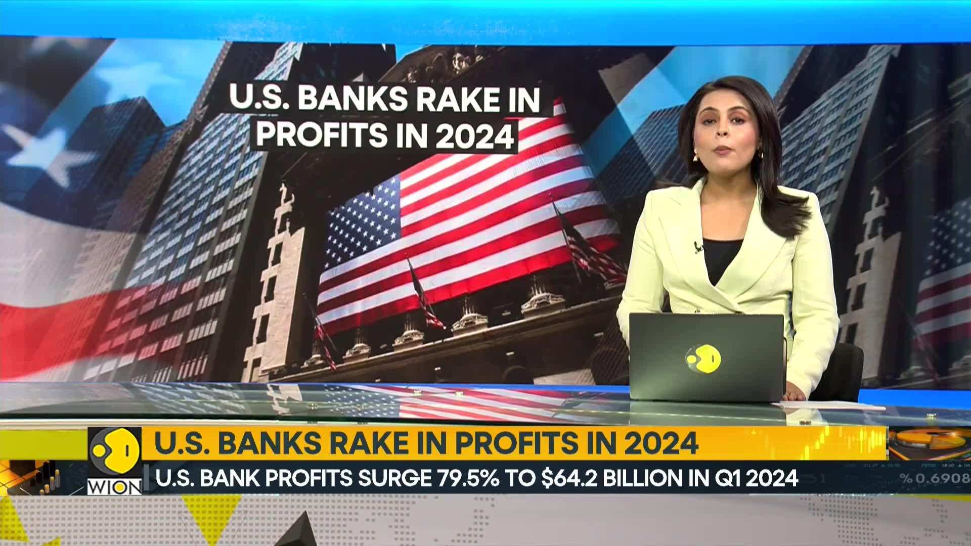 US bank profits surge 79.5% to $64.2 billion in Q1 2024 - World ...
