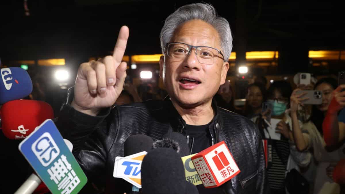 Watch: Woman asks Nvidia CEO Jensen Huang to autograph her chest, he ...