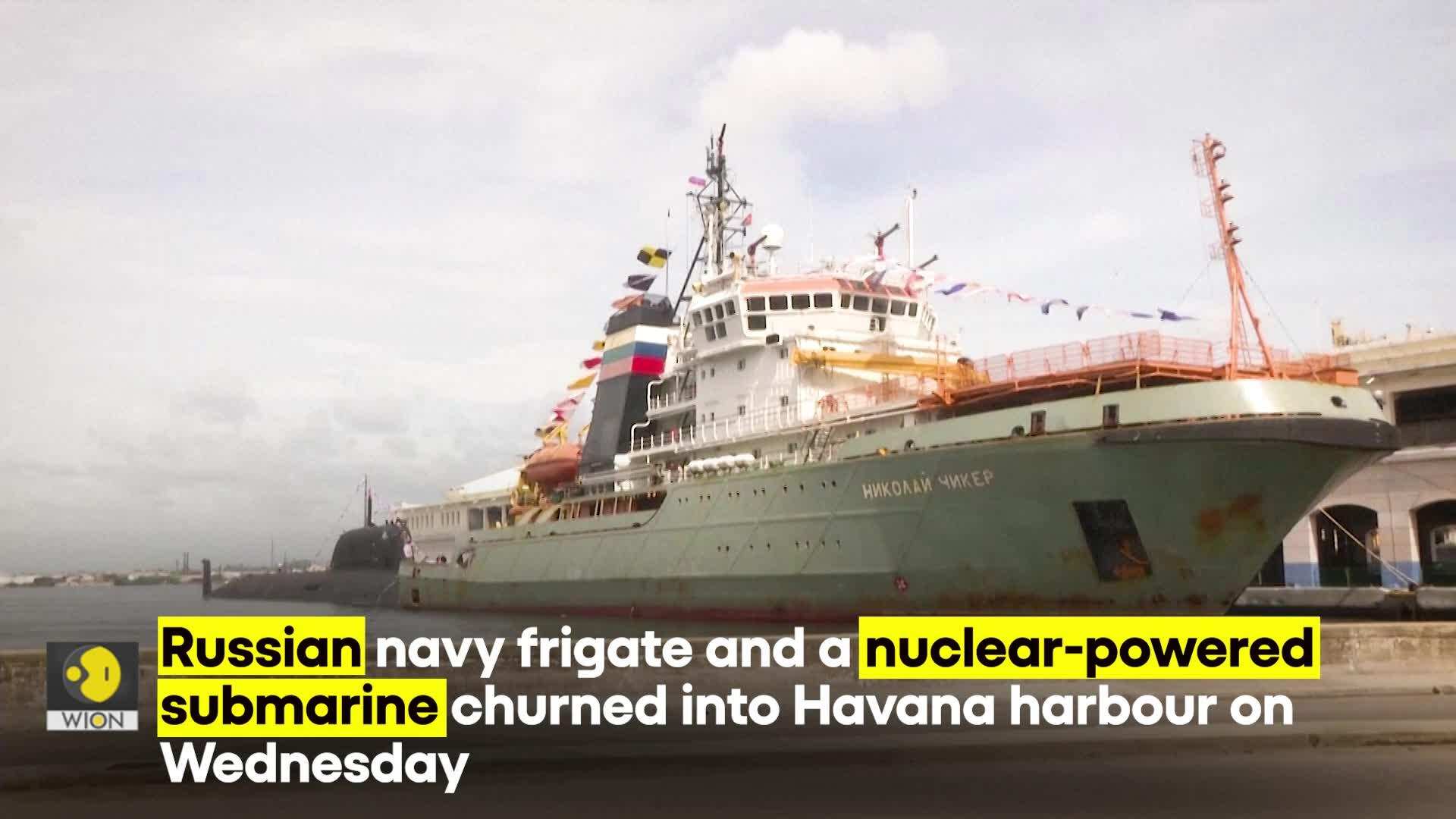 US watches as Russian warships enter Havana’s bay, Cuba - WION ...