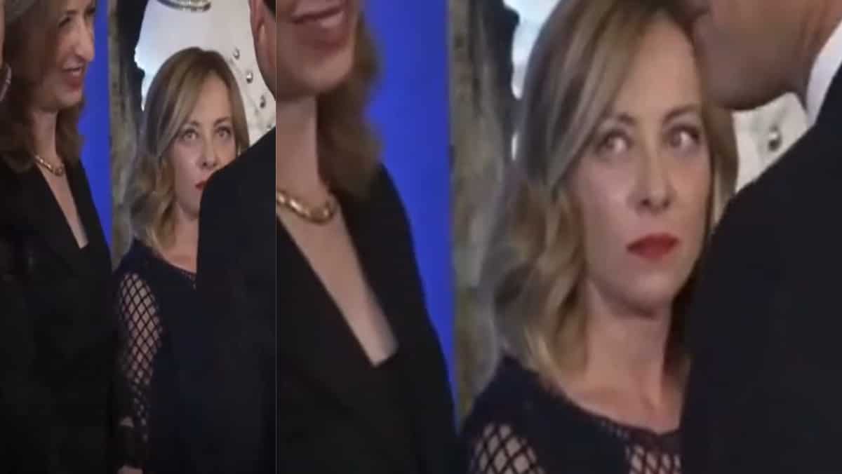 Viral video: Italian PM Meloni allegedly rolls eyes at Macron as ...