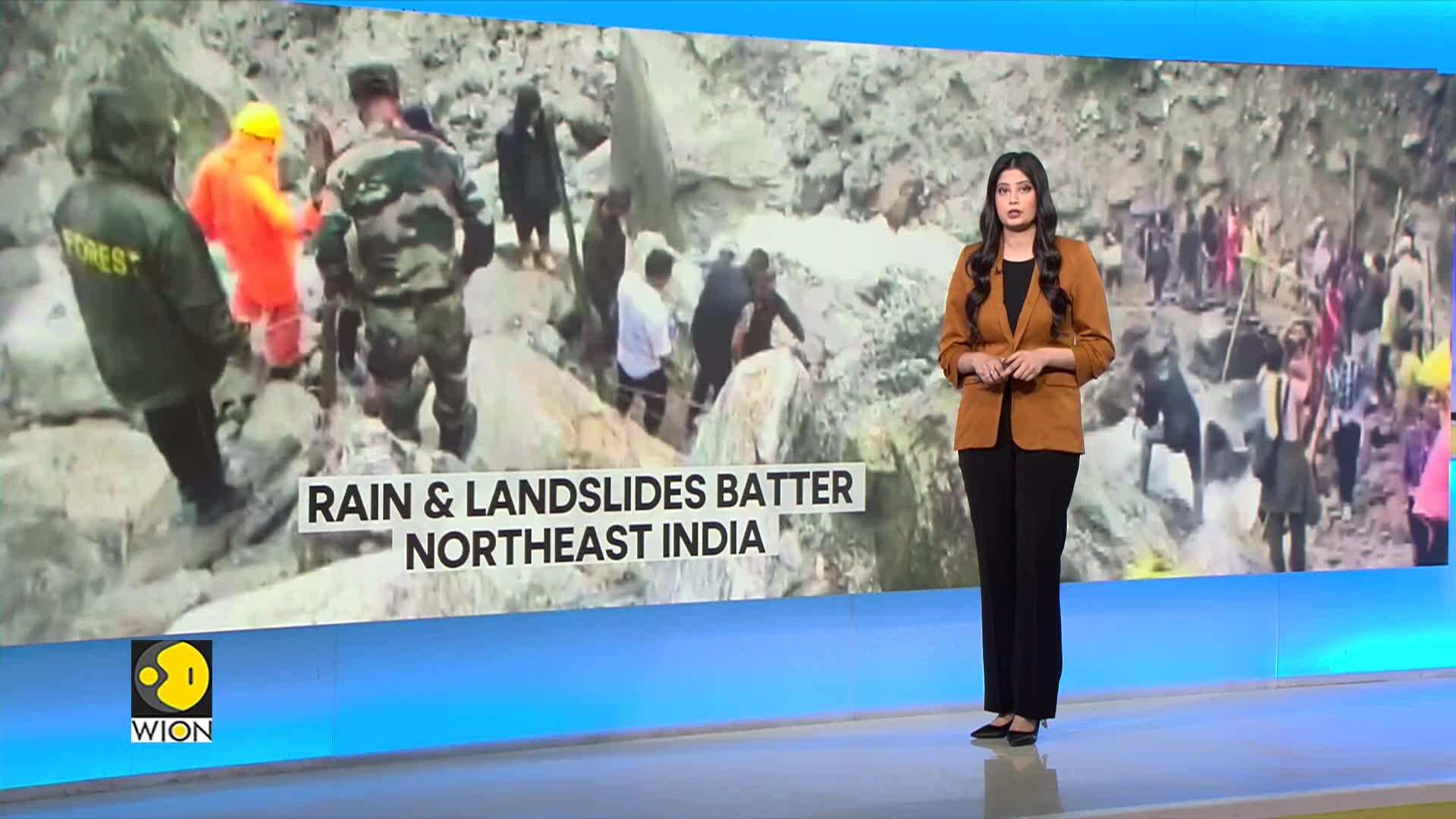 Heavy rain and landslides in Northeast India's Assam and Sikkim - WION Climate Tracker News