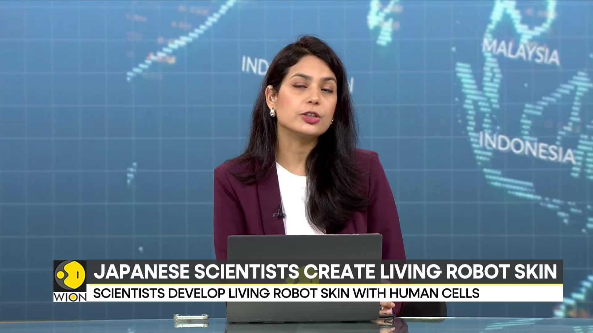 Japanese scientists create living robot skin with human cells - World News