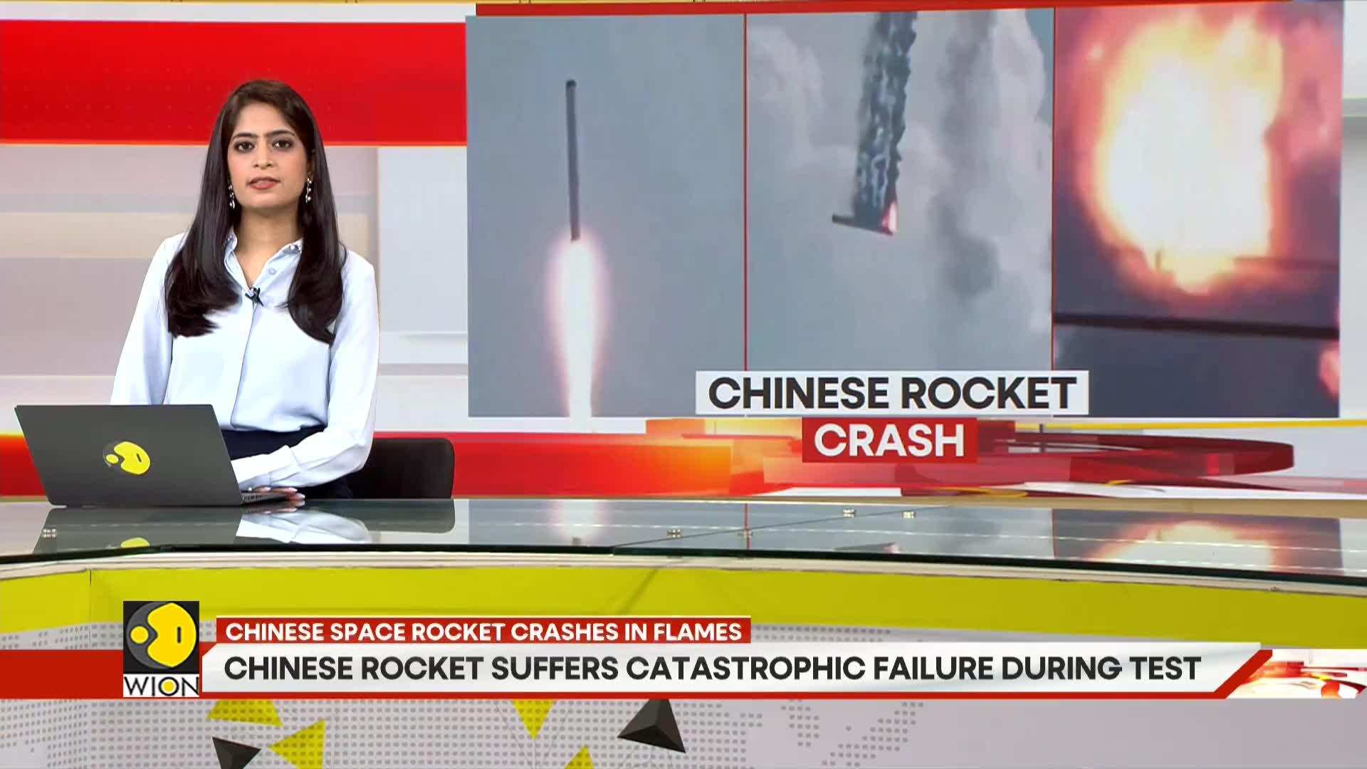 Gravitas: China space rocket blows up, causes massive fireball ...
