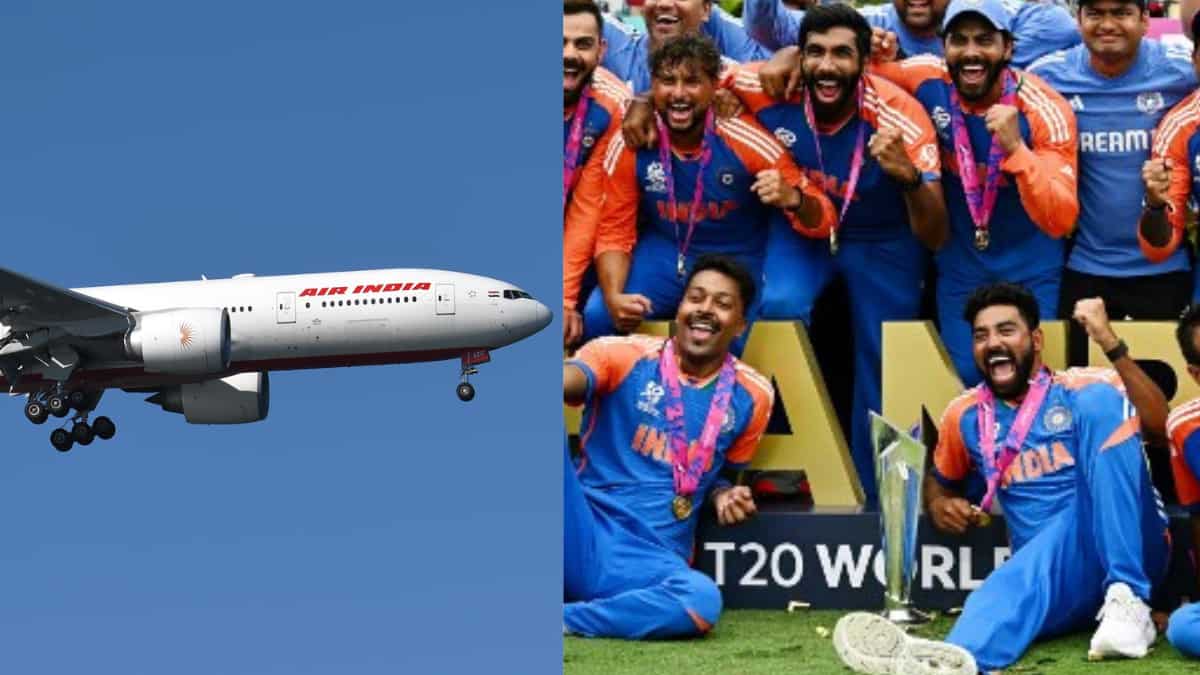 What is 'Chartered flight AIC 24 World Champion' set to carry Team ...