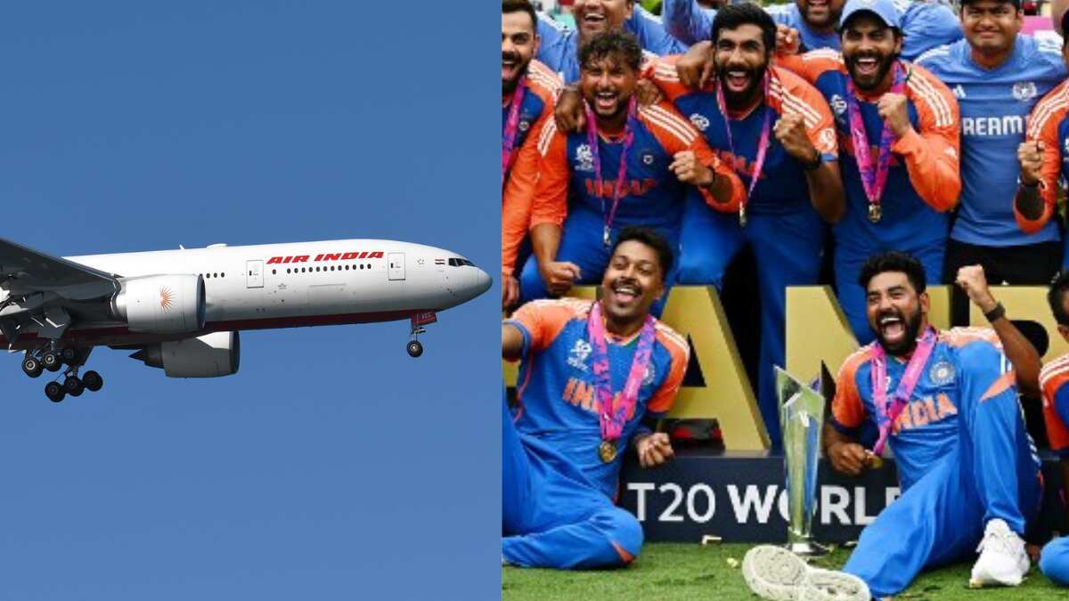 What is 'Chartered flight AIC 24 World Champion' set to carry Team ...