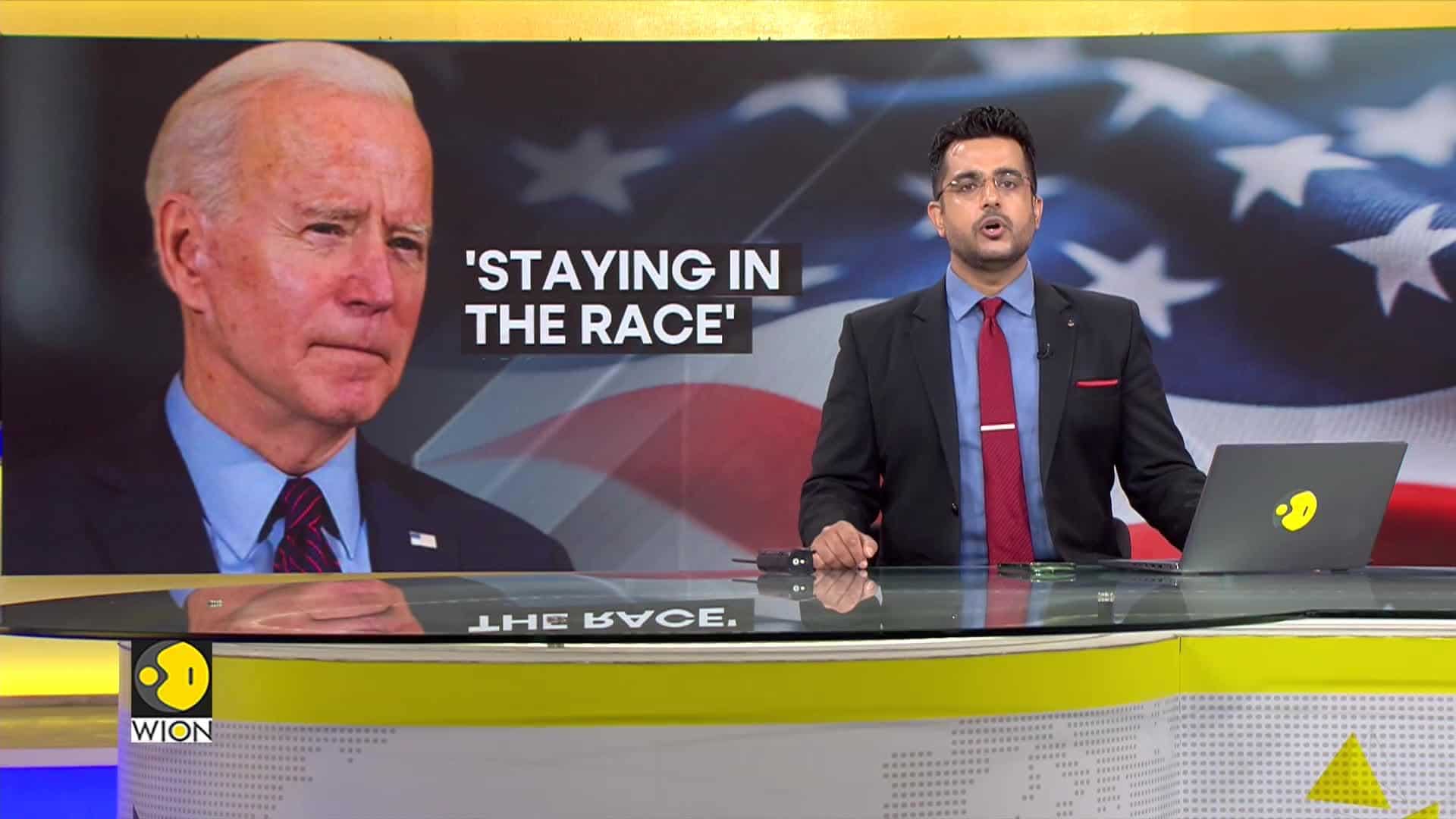 US: I'm in the race to the end says Joe Biden, rejects pressure to ...