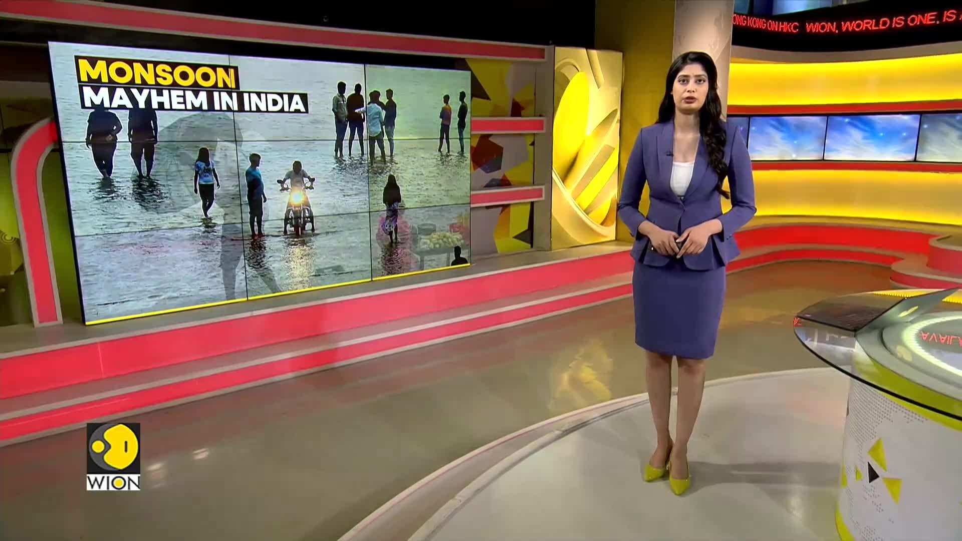 India Monsoon: Heavy rains triggers floods 7 landslides - WION Climate Tracker News