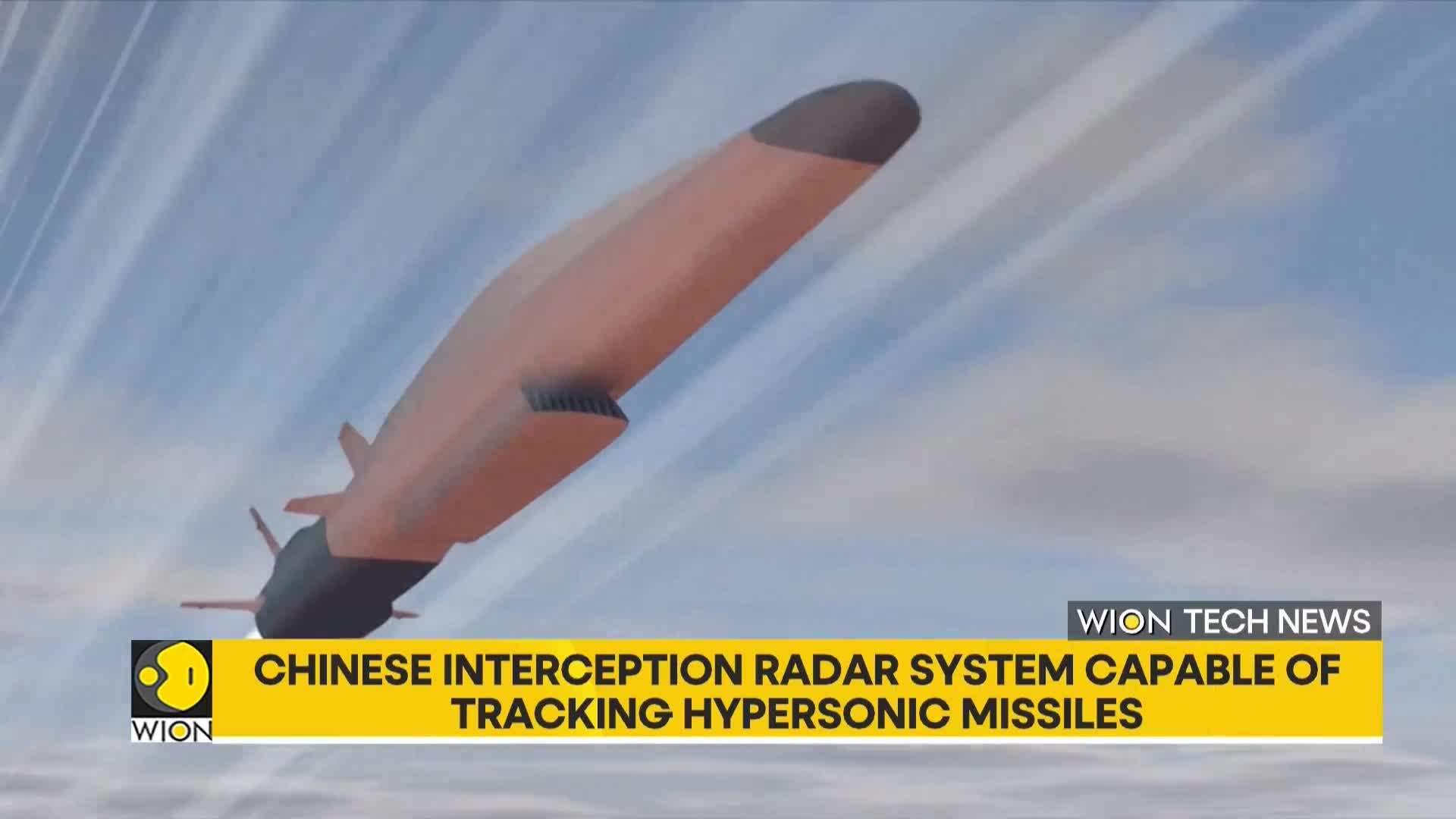 Chinese interception radar system capable of tracking hypersonic ...