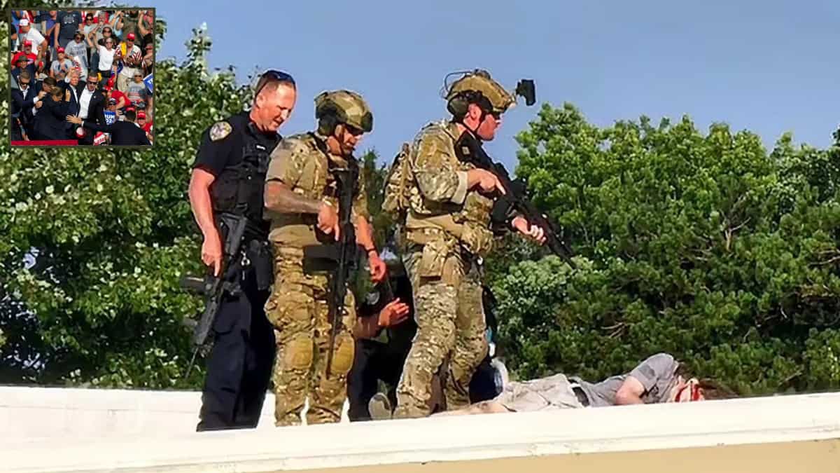 Trump rally shooting: Local officer retreated from roof after Thomas ...