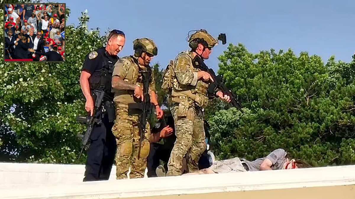 Trump rally shooting: Local officer retreated from roof after Thomas ...