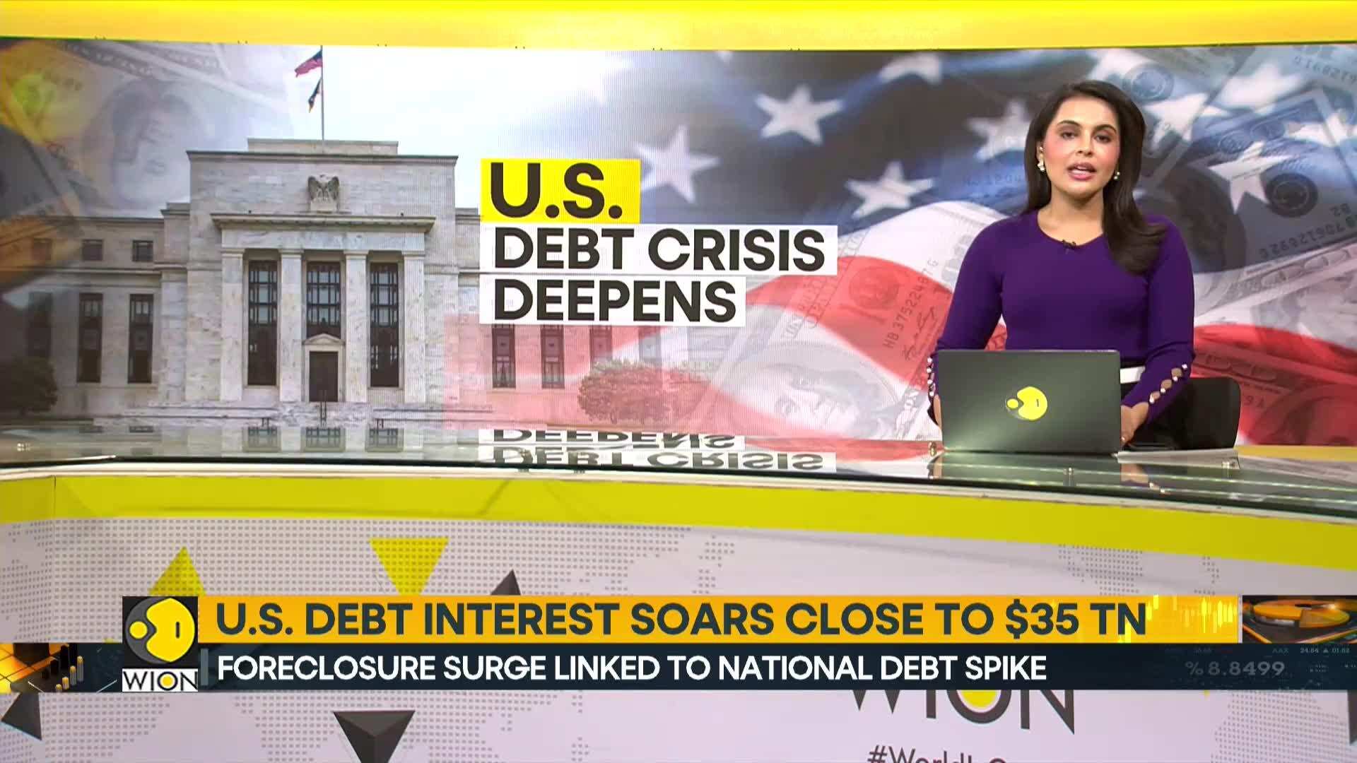US Debt interest soars close to $35 trillion - World Business Watch News
