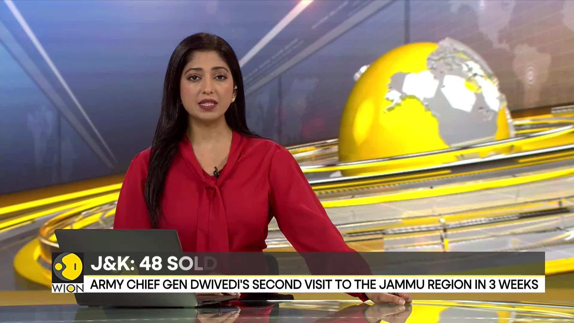 Indian Army Chief reaches Jammu to review security as terror activities rise - India News News