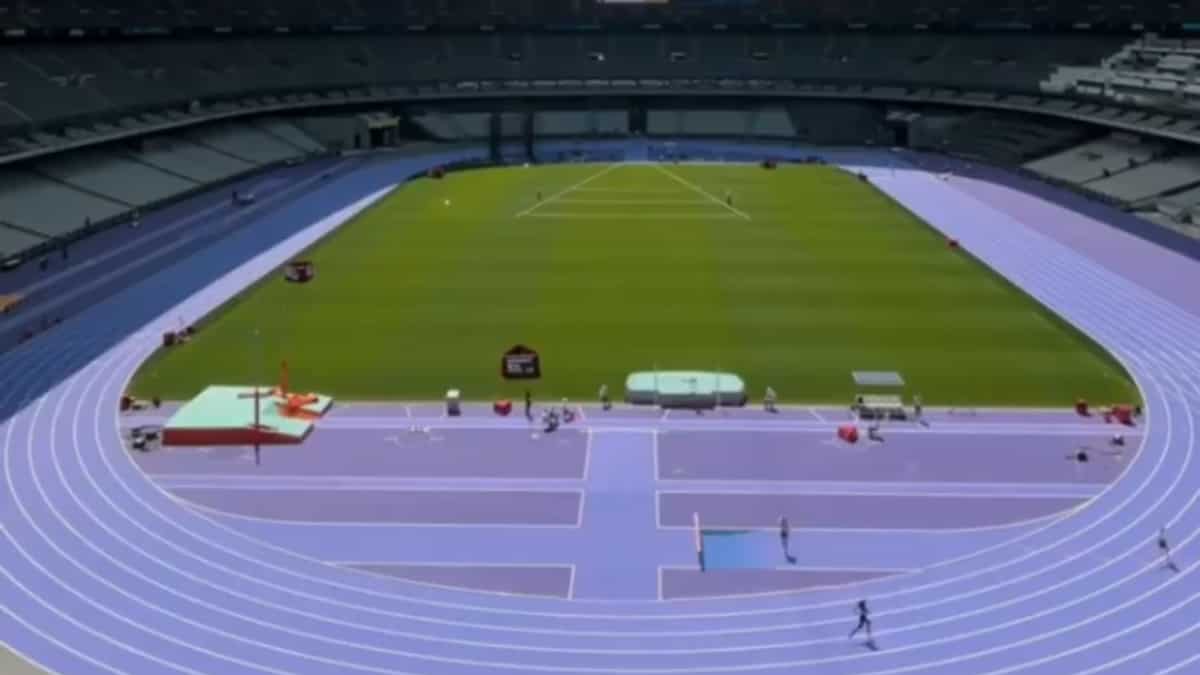 2024 Paris Olympics: Know why running track has been painted purple ...