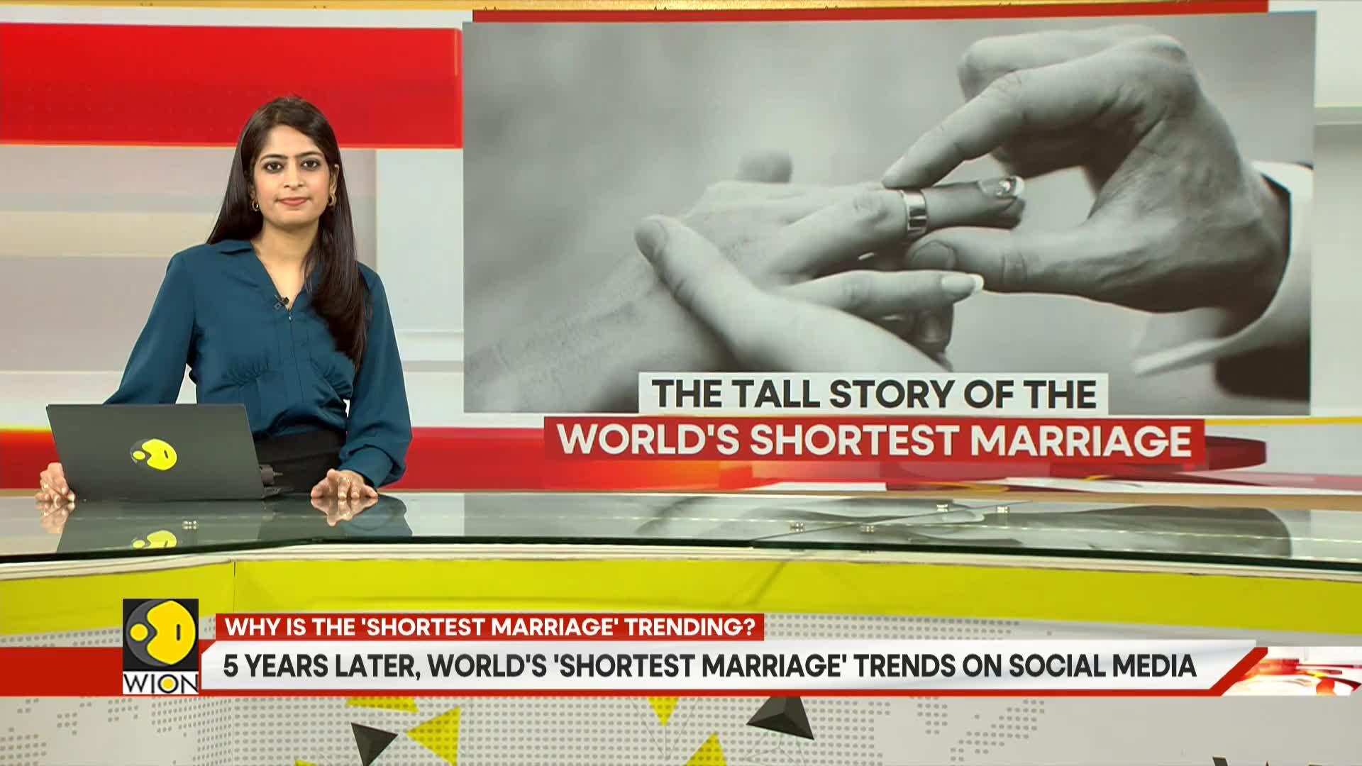 Gravitas: The tall story of the world's shortest marriage - Gravitas News