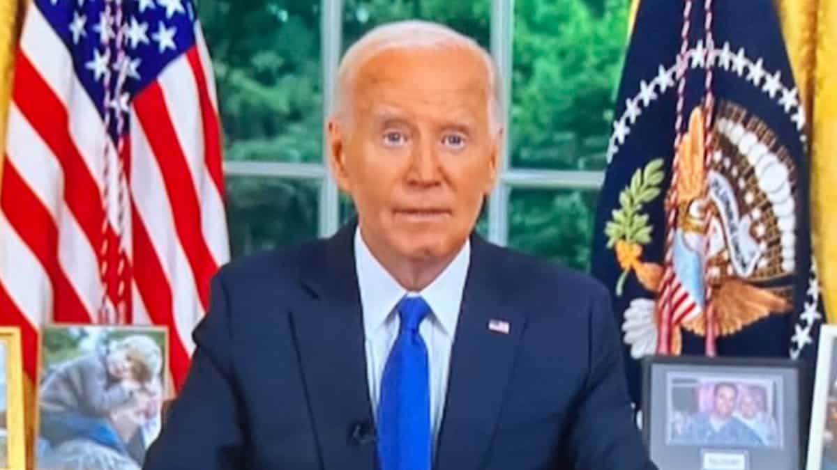 Biden appears as 'Orange Man' in Oval Office address, netizens wonder ...
