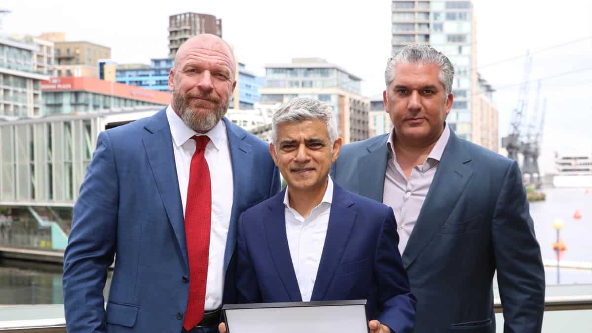 WWE WrestleMania ready for UK debut as Triple H and Nick Khan meet ...