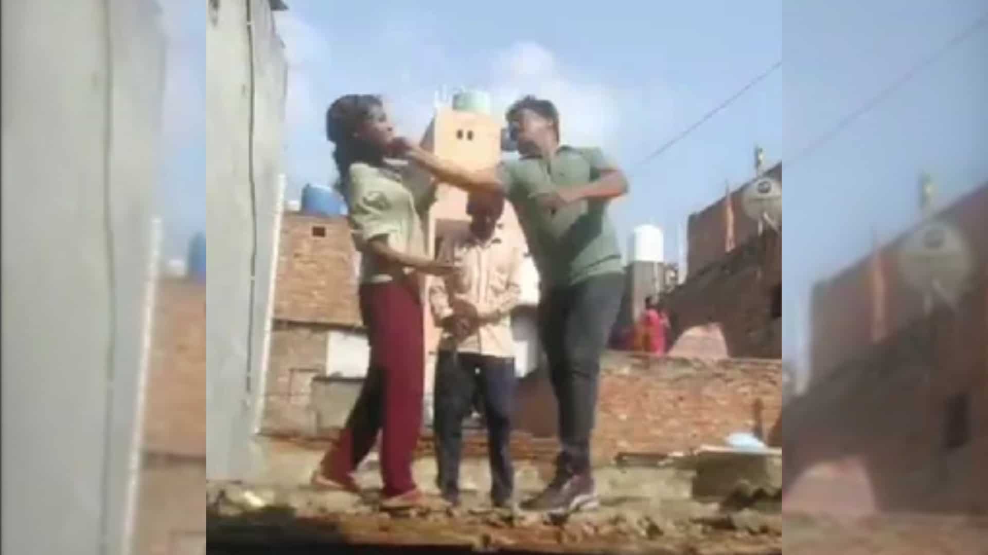 India: Teen girl falls from roof after builder's brutal slap in viral ...