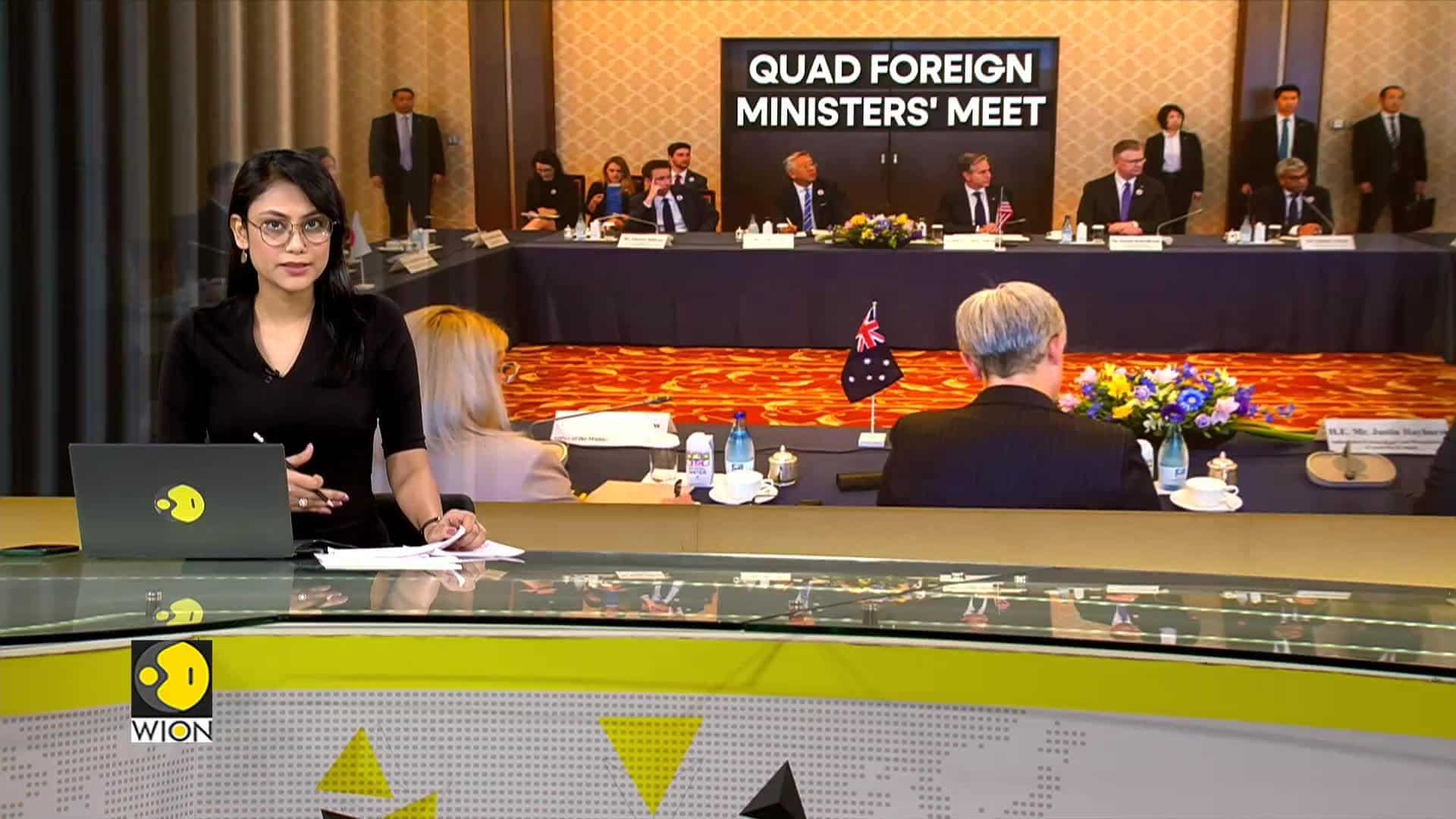 Quad foreign ministers meet in Tokyo for talks on maritime security ...