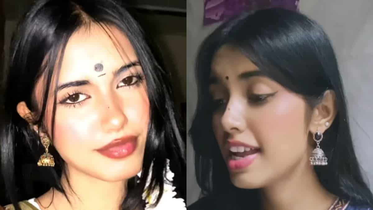 Pakistani content creator embraces South Indian look: Viral video ...