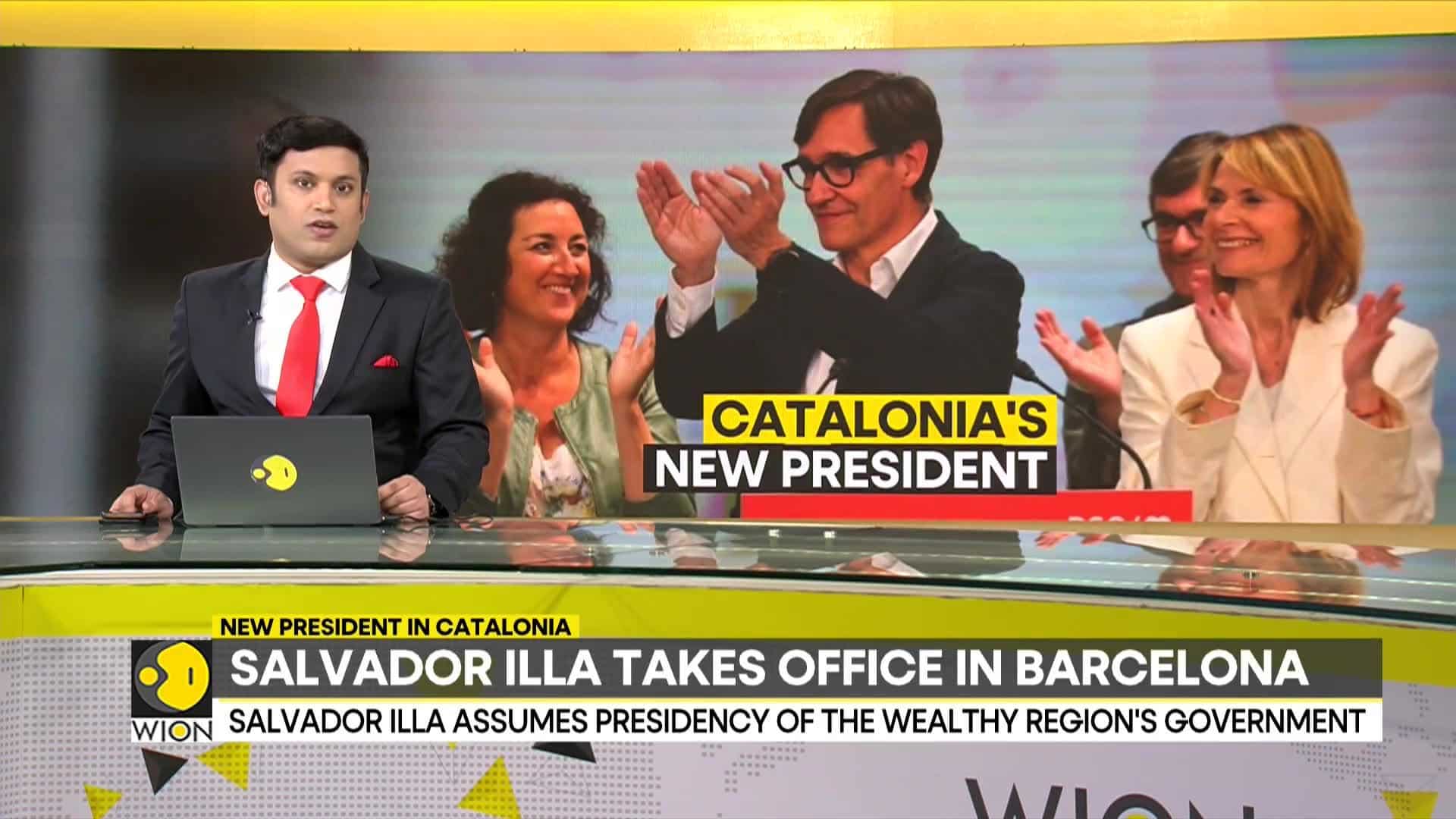 Catalonia's New President: Salvador Illa sworn-in as new Catalonia ...