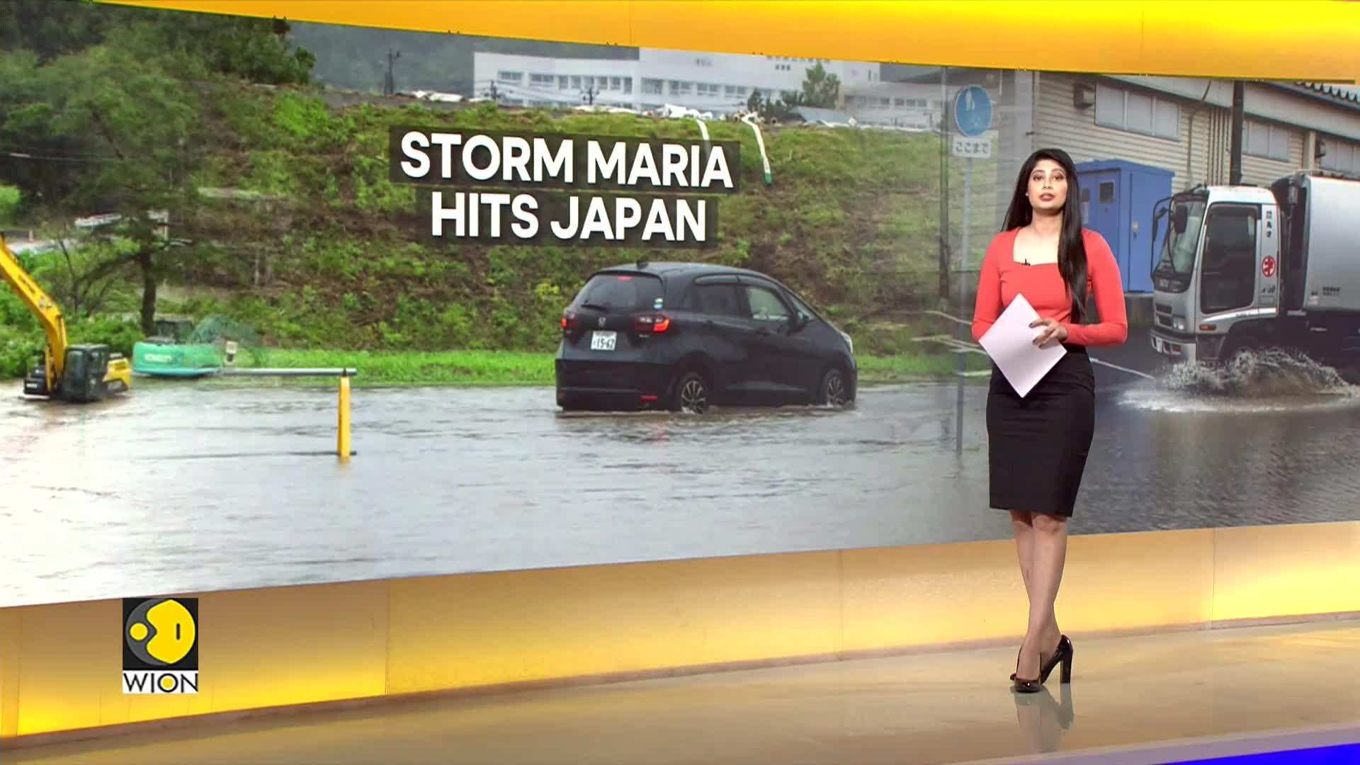 Tropical Storm Maria hits Japan with record rain, transport disrupted ...