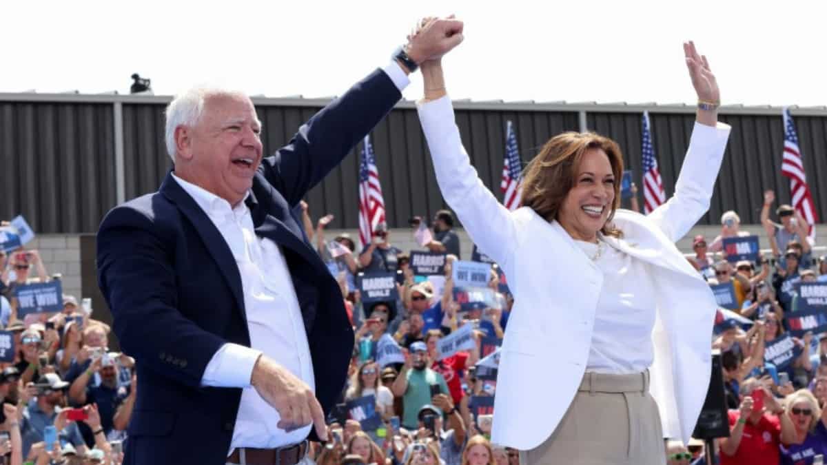 US presidential election: Harris-Walz campaign to spend $370 million on ...