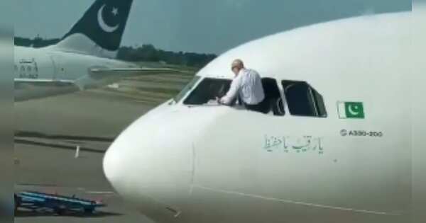 Watch: Pakistani pilot goes viral for cleaning aeroplane's window ...