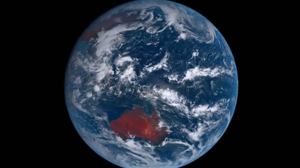Watch: Earth's completion of full rotation captured in stunning ...