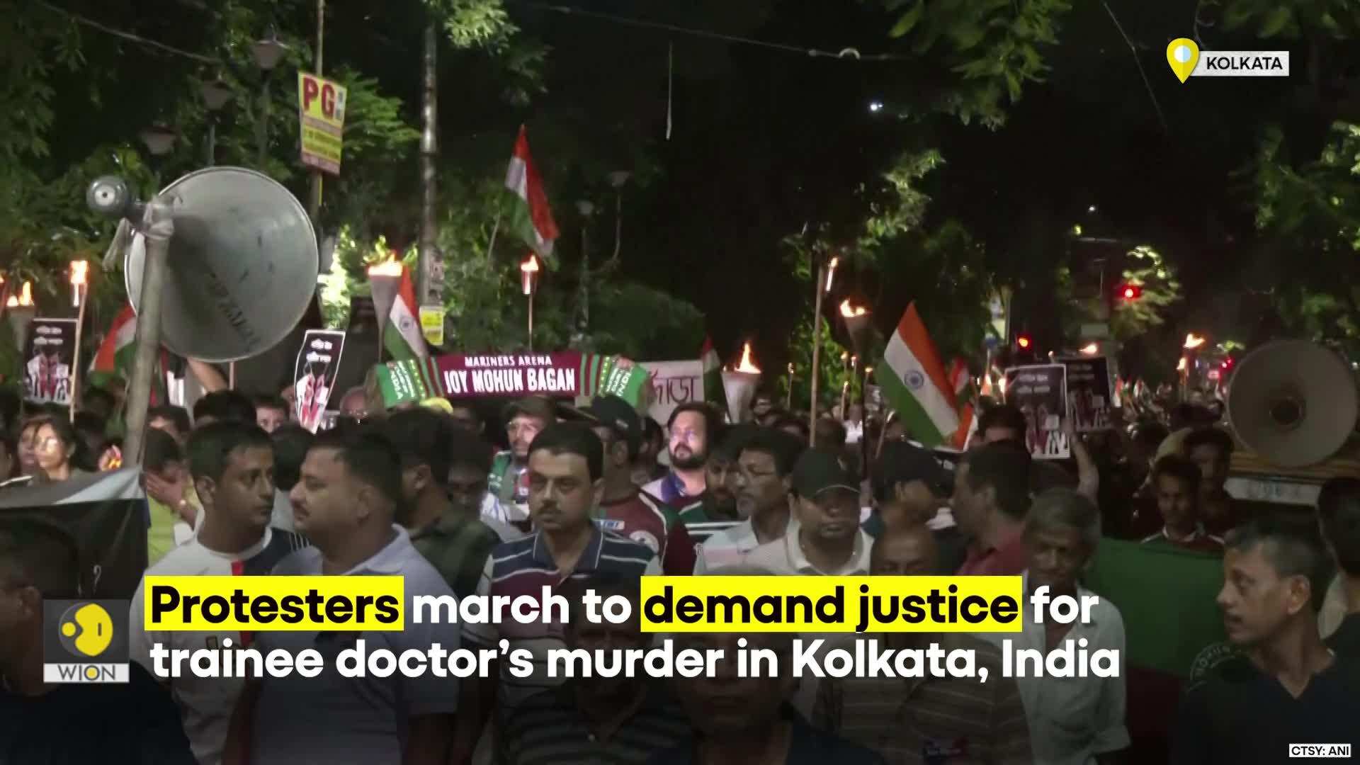 Kolkata: Protests demanding justice for trainee doctor takes global ...