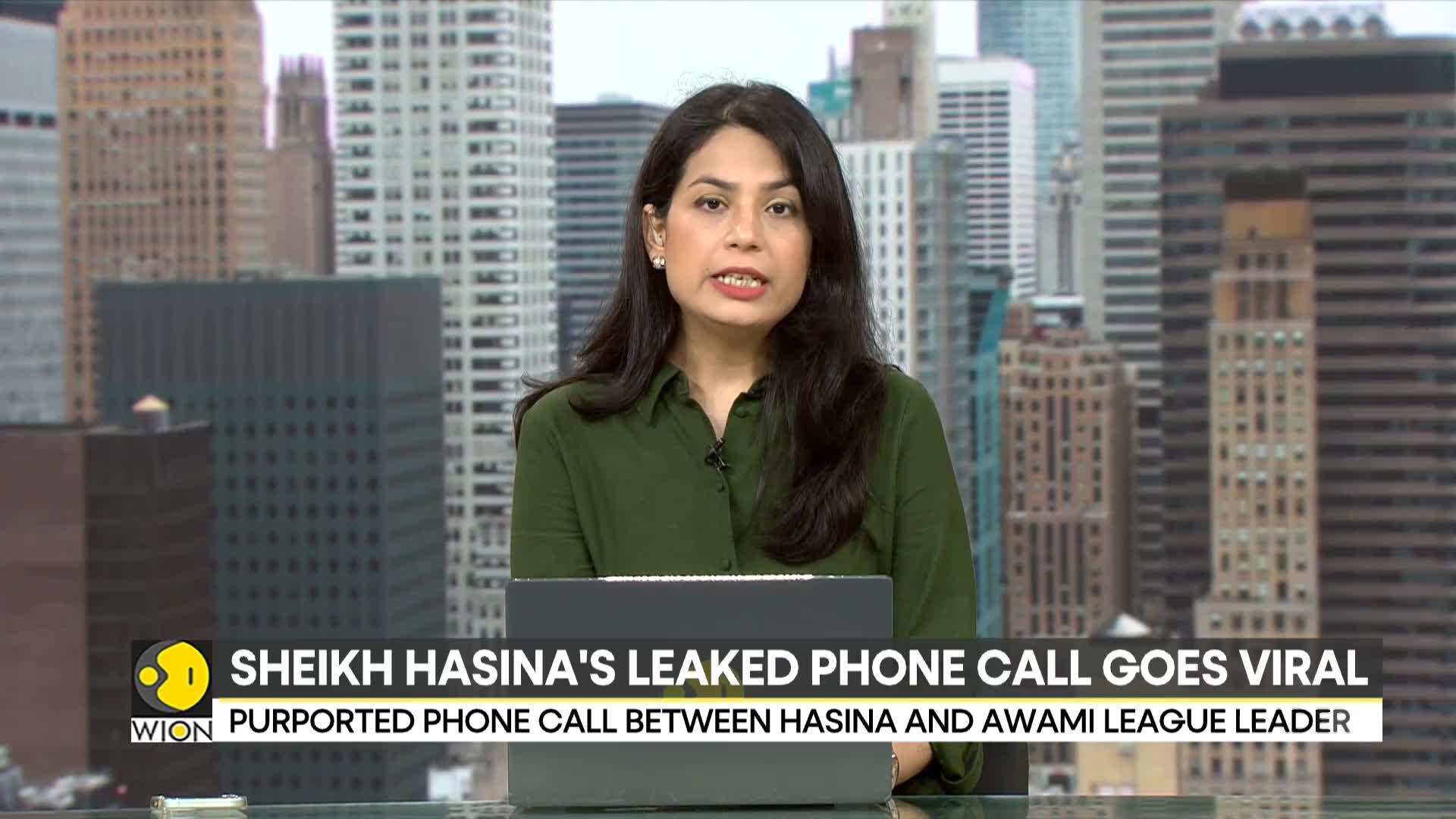 Former Bangladesh PM Sheikh Hasina's leaked phone call goes viral ...