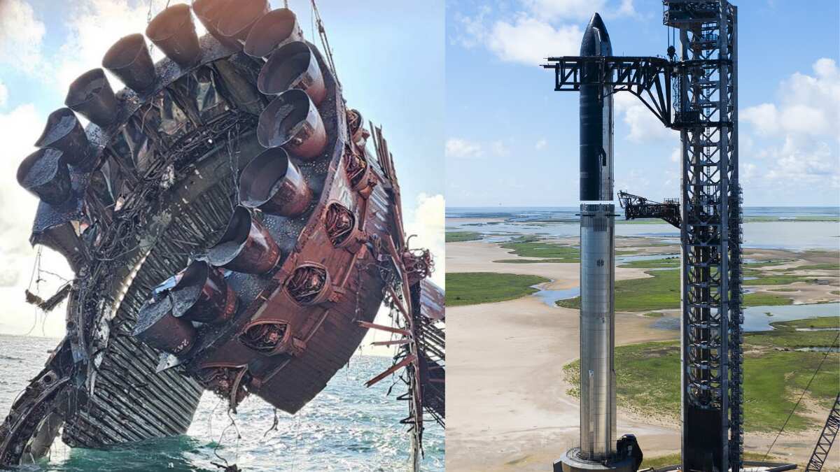 Starship booster looks like an ancient artefact fetched from sea. 'Like ...