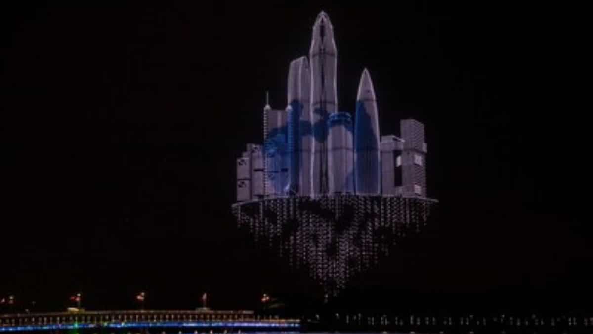 Watch: China's stunning display of more than 10,000 drones set two ...