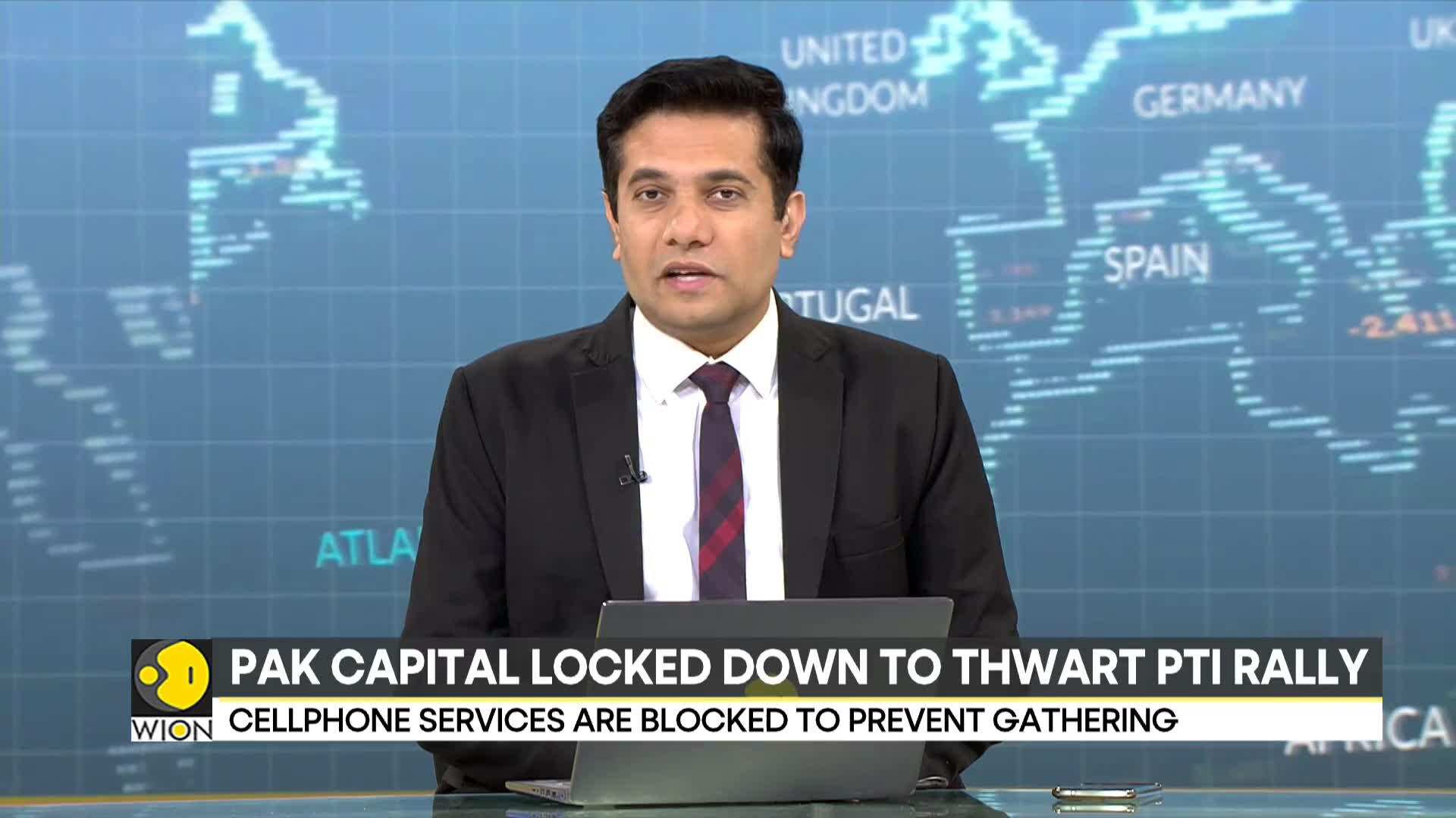 Pak Capital Locked Down To Thwart PTI Rall - World News