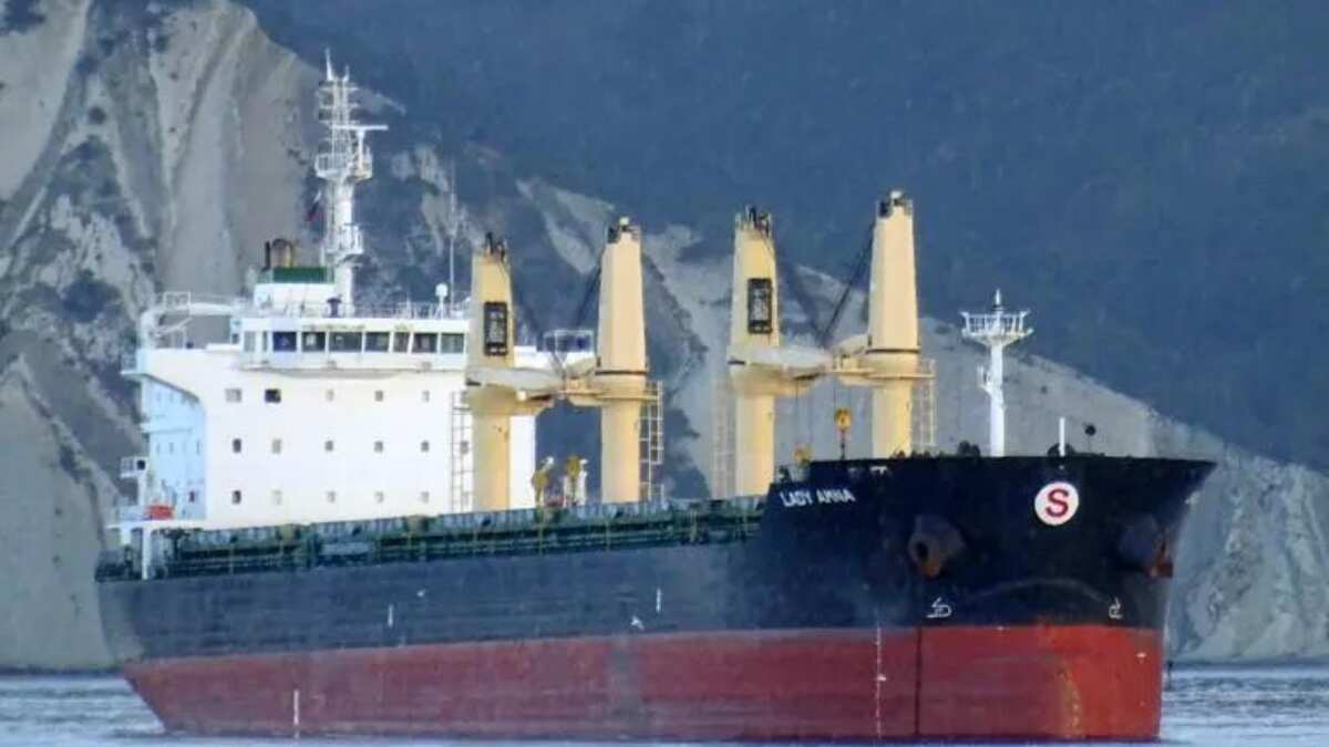 THIS damaged 600-foot cargo ship fails to dock as ports fear it will ...