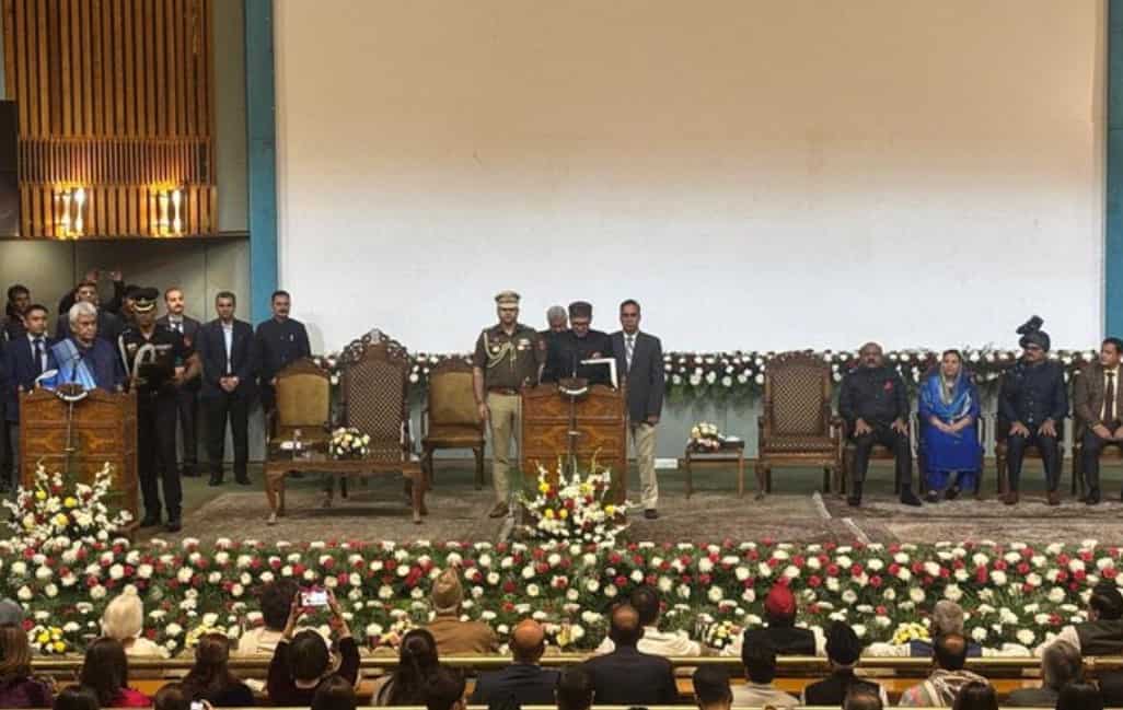 India Omar Abdullah Becomes First Cm Of Jandk Ut No Seat For Ally