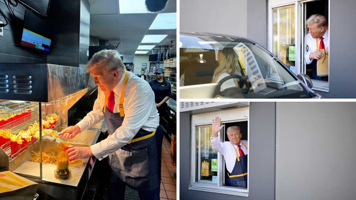 Trump violates food safety regulations at McDonald's, week after ...