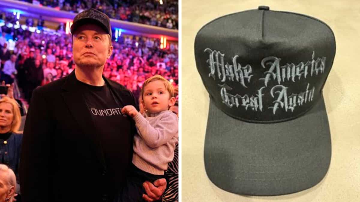 US Elections 2024: Was Musk sporting a MAGA hat with ‘Nazi font’ at ...