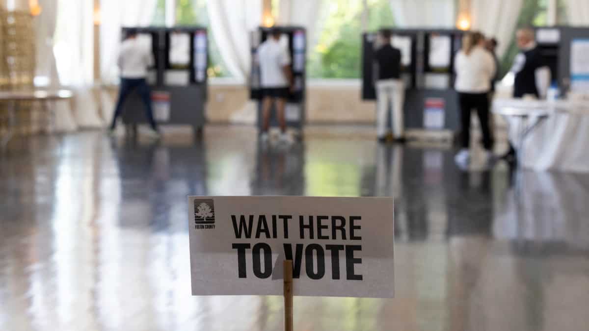 US election: 19-year-old first-time voter becomes last to cast ballot ...